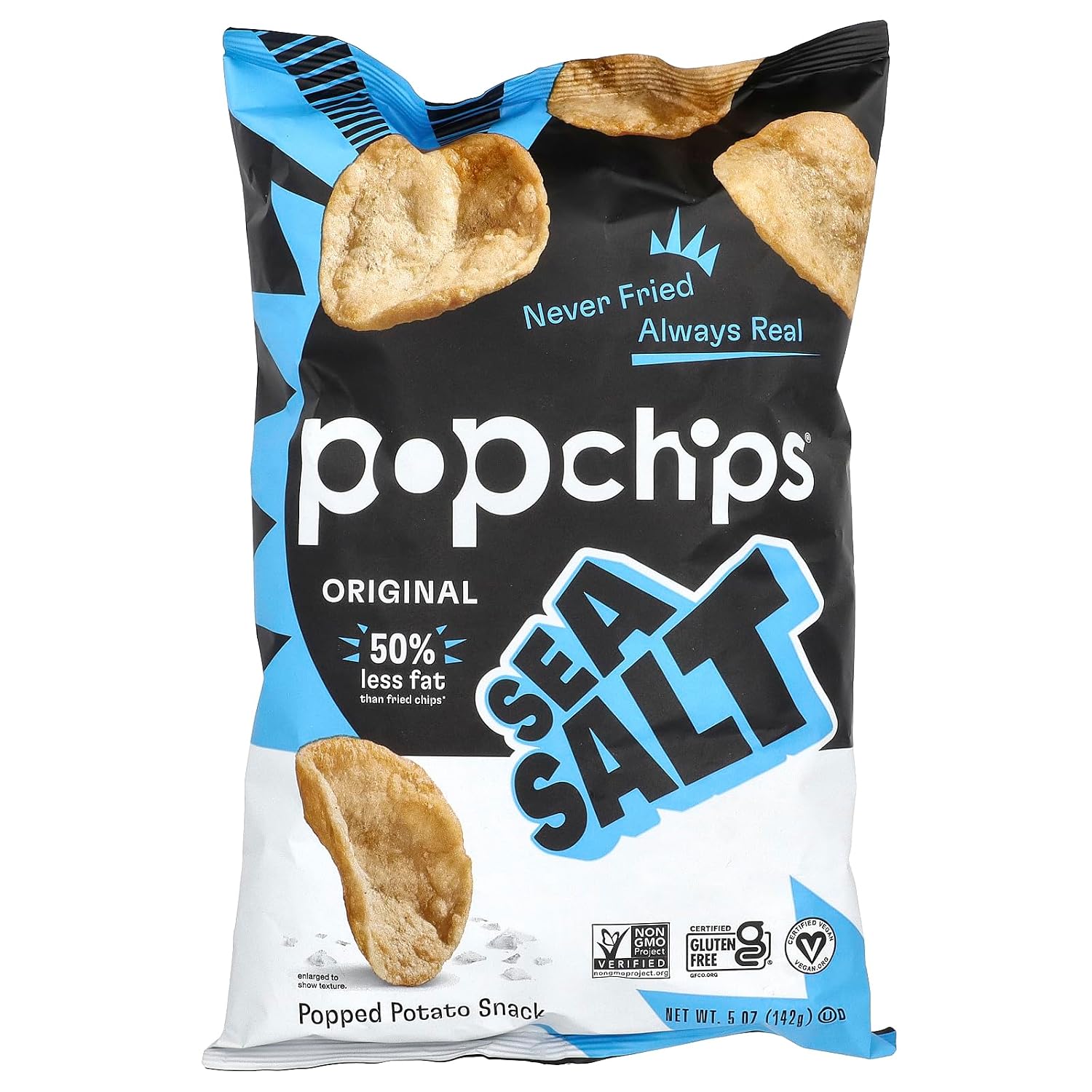 Amazon.com: popchips Potato, Sea Salt, 5 oz
