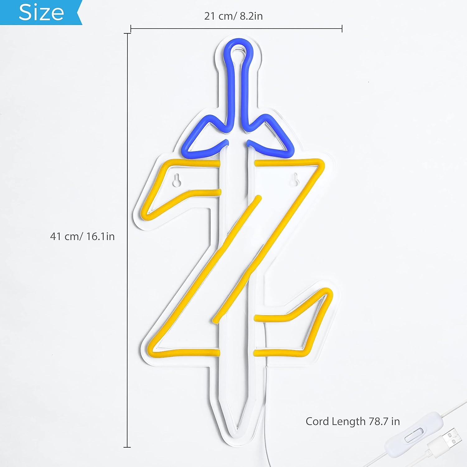 Buy Zelda Neon Sign Gamer Gift Iconic Neon Light for Gaming Room Decor ...