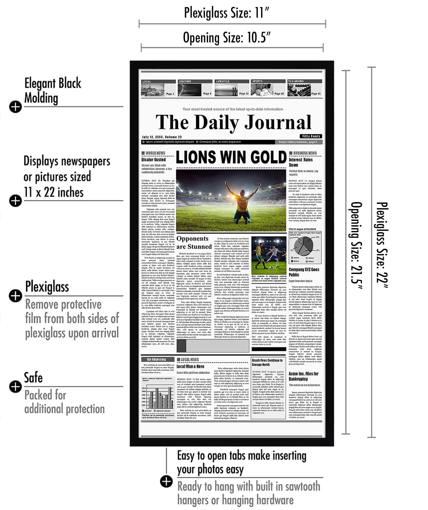 Newspaper Articles Frontpage