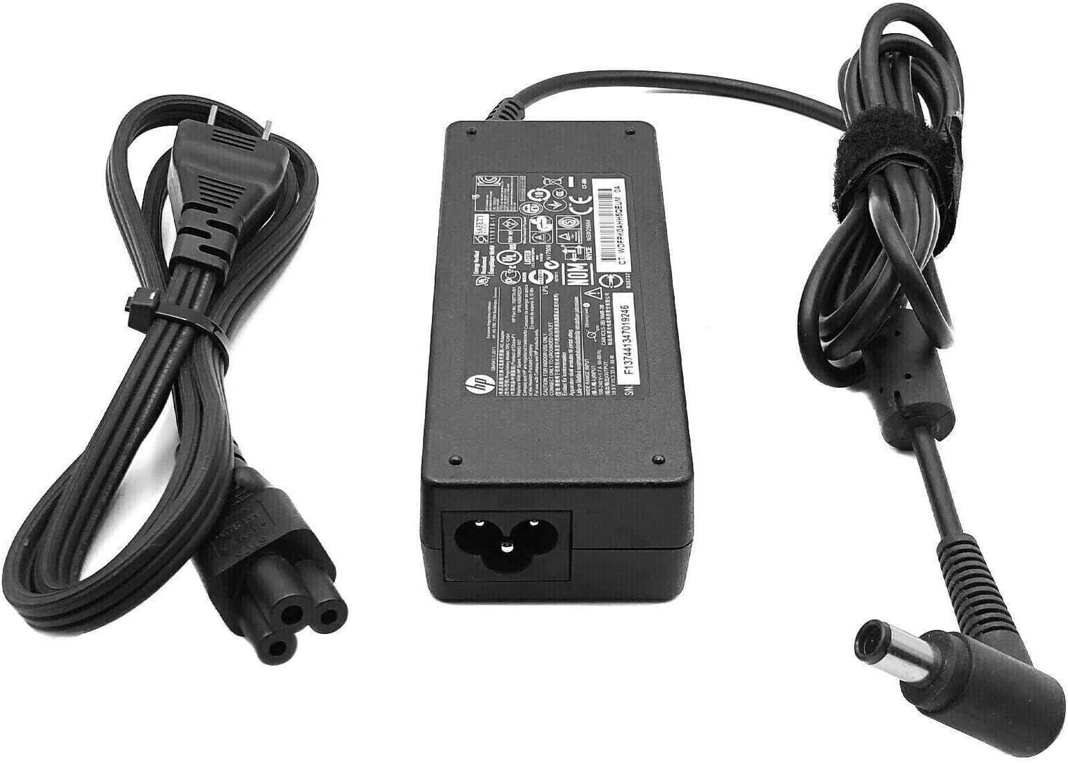 Genuine 65W AC/DC Adapter Compatible with HP EliteDesk 800 G1 G2 G3 G4 Prodesk 600 G1 G2 G3 G4 ...