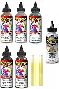 Amazon.com: Unicorn SPiT Gel Stain & Glaze ICY Fall Collection: 4 oz ...