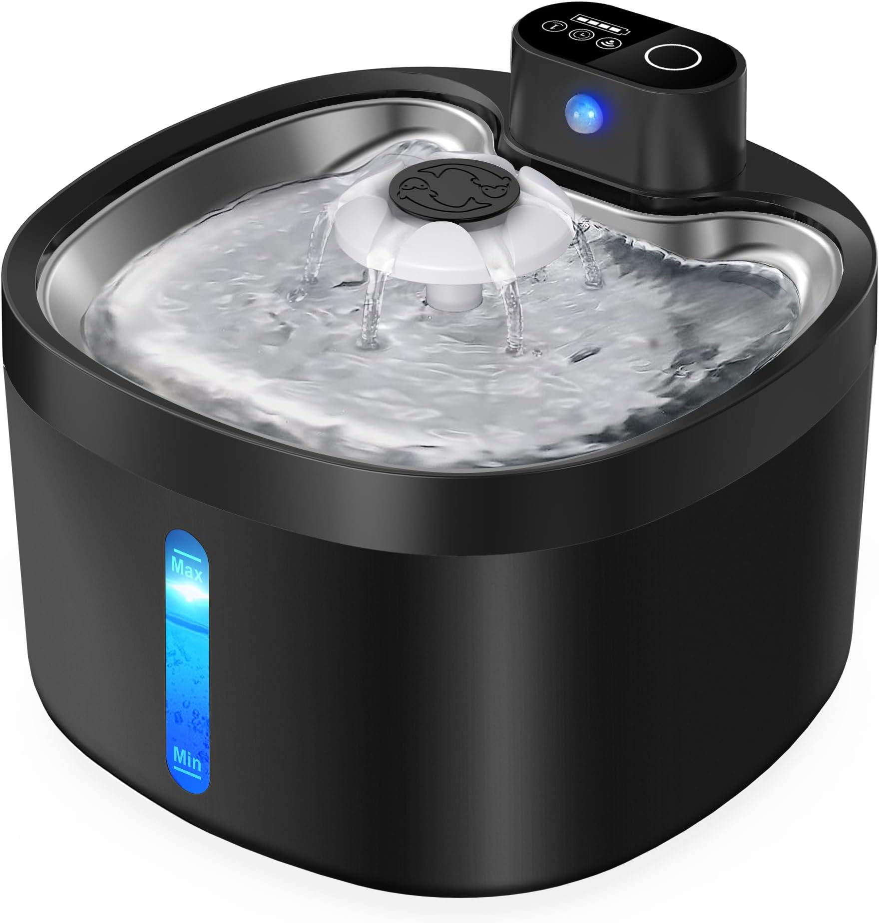 Amazon.com : Pet Water Fountain, Battery Operated Cat Water Fountain ...