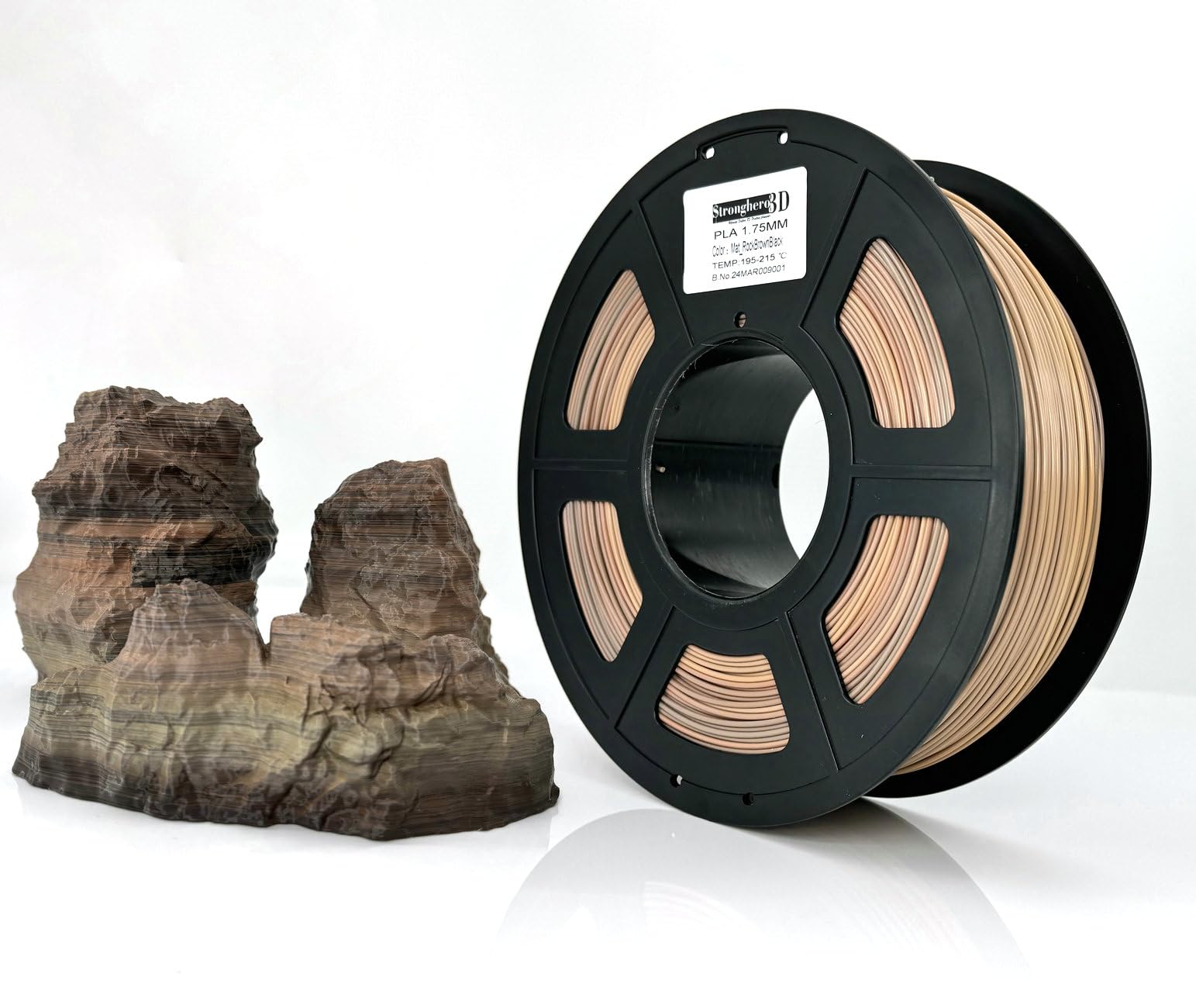 Amazon.com: Stronghero3D PLA 3D Printer PLA Filament 1.75mm,Core Shell ...