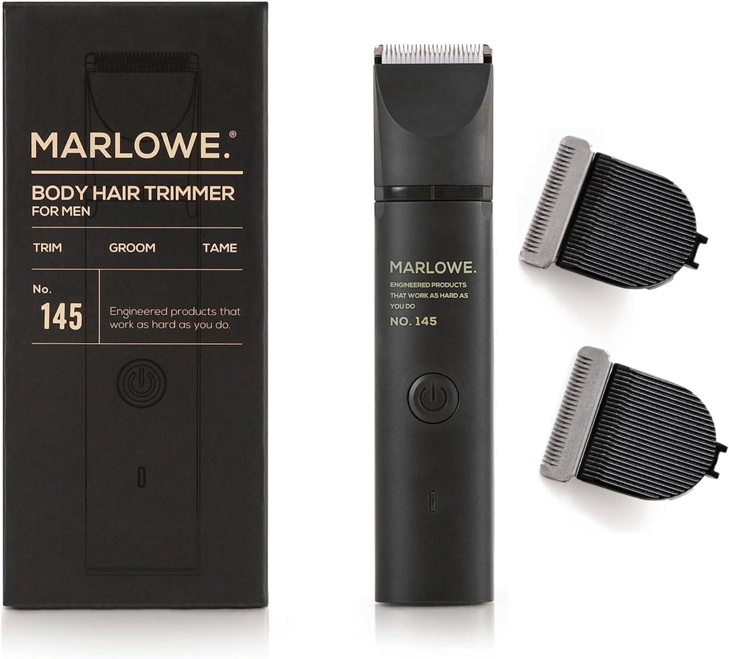 Amazon.com: Marlowe. No.145 Body Hair Trimmer for Men, Forest Black ...