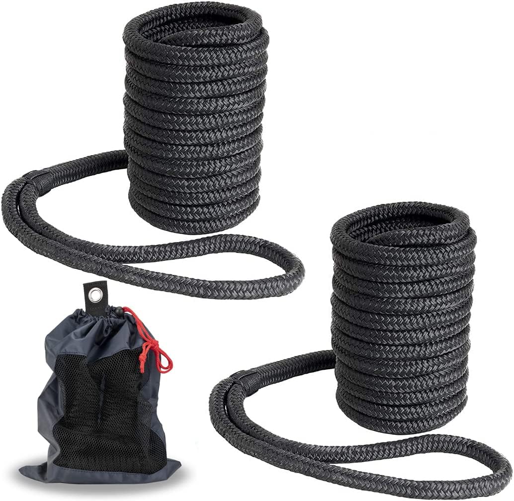 Amazon.com: MARINE SYSTEM Double Braided Nylon Dock Lines Rope，1/2 Inch ...