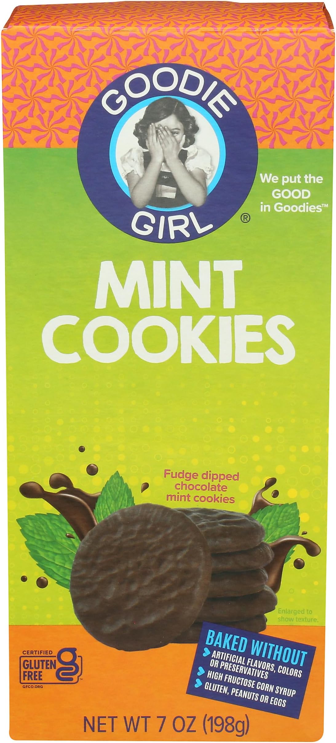 Amazon.com: Goodie Girl Mint Slim Cookies, 7 Ounce : Grocery & Gourmet Food