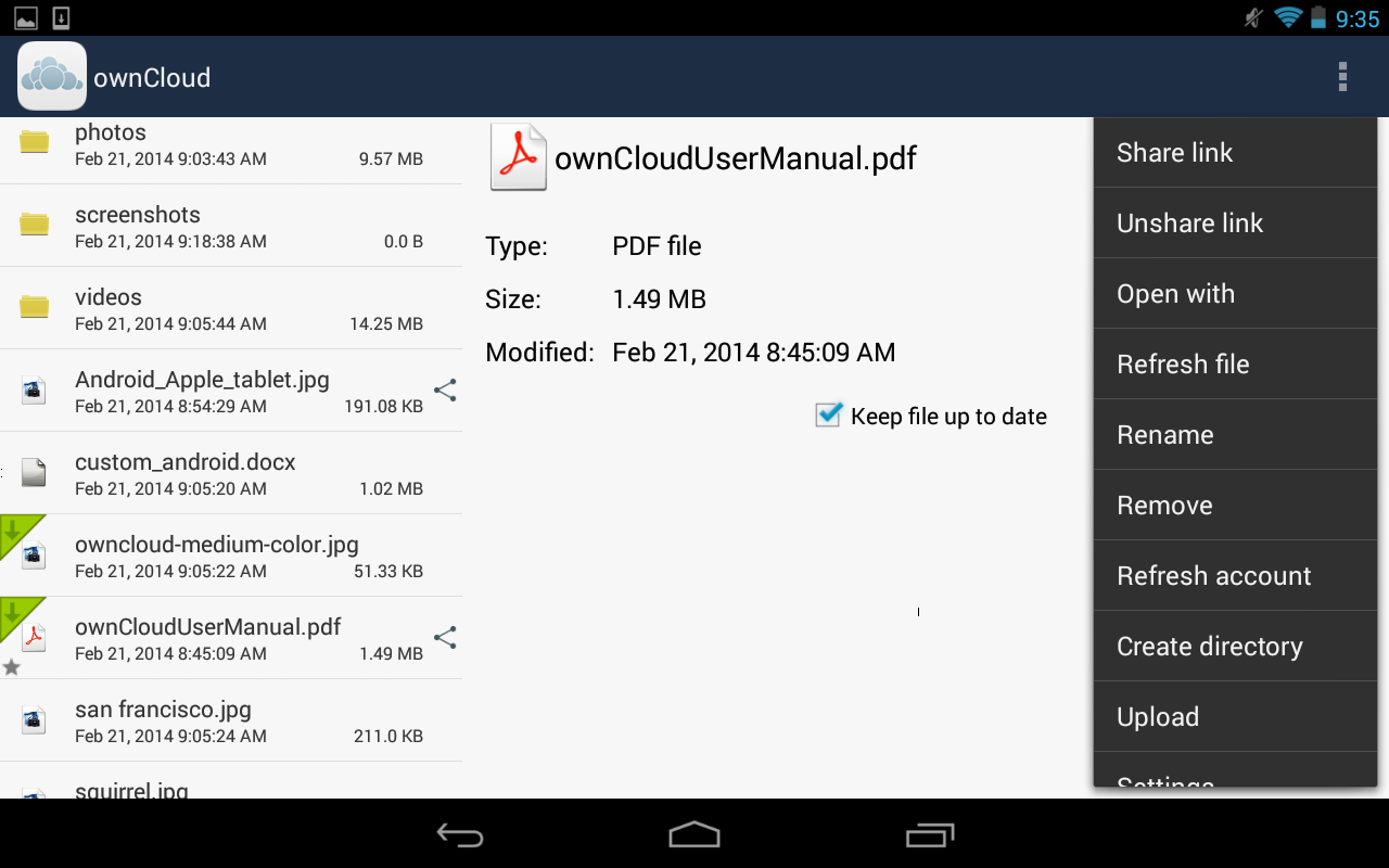 ownCloud - App on the Amazon Appstore