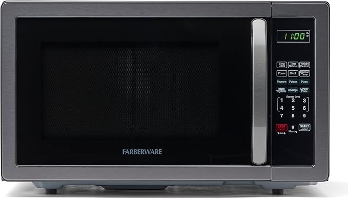 Amazon.com: Farberware Countertop Microwave 1000 Watts, 1.1 cu ft ...