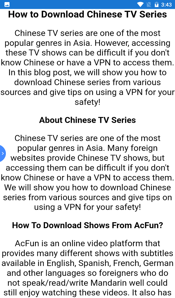 How to watch Chinese TV Series - App on Amazon Appstore