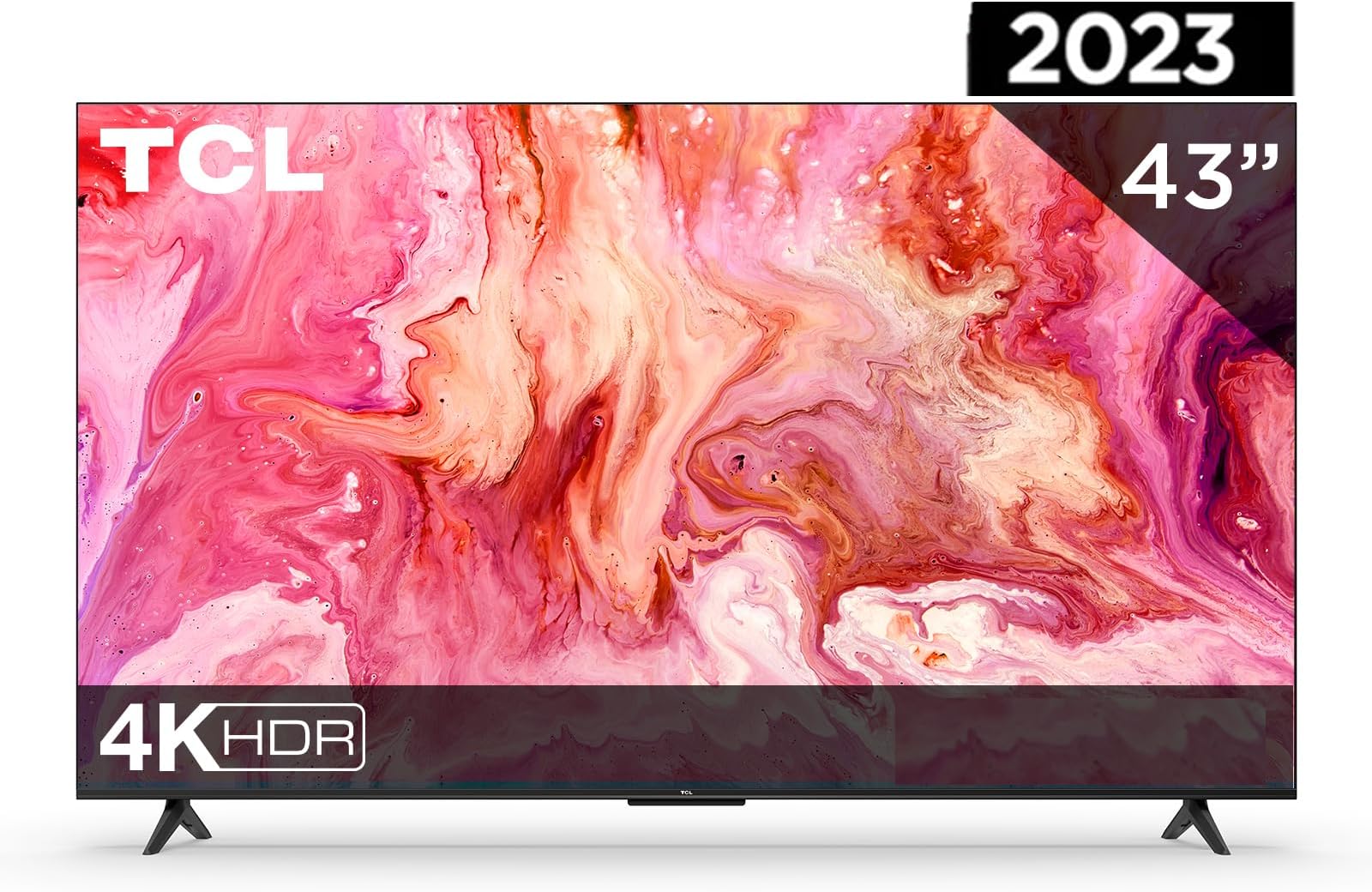 TCL Smart TV Pantalla 43" 43S454 Google TV UHD 4K Compatible con Alexa ...