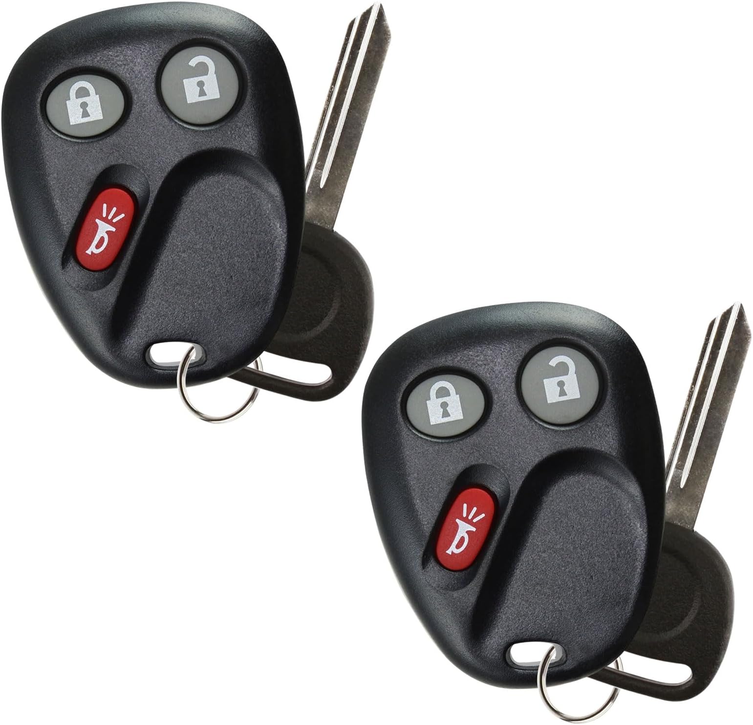 Amazon.com: 2X KeylessOption Keyless Entry Remote Fob Car Key Bundle ...