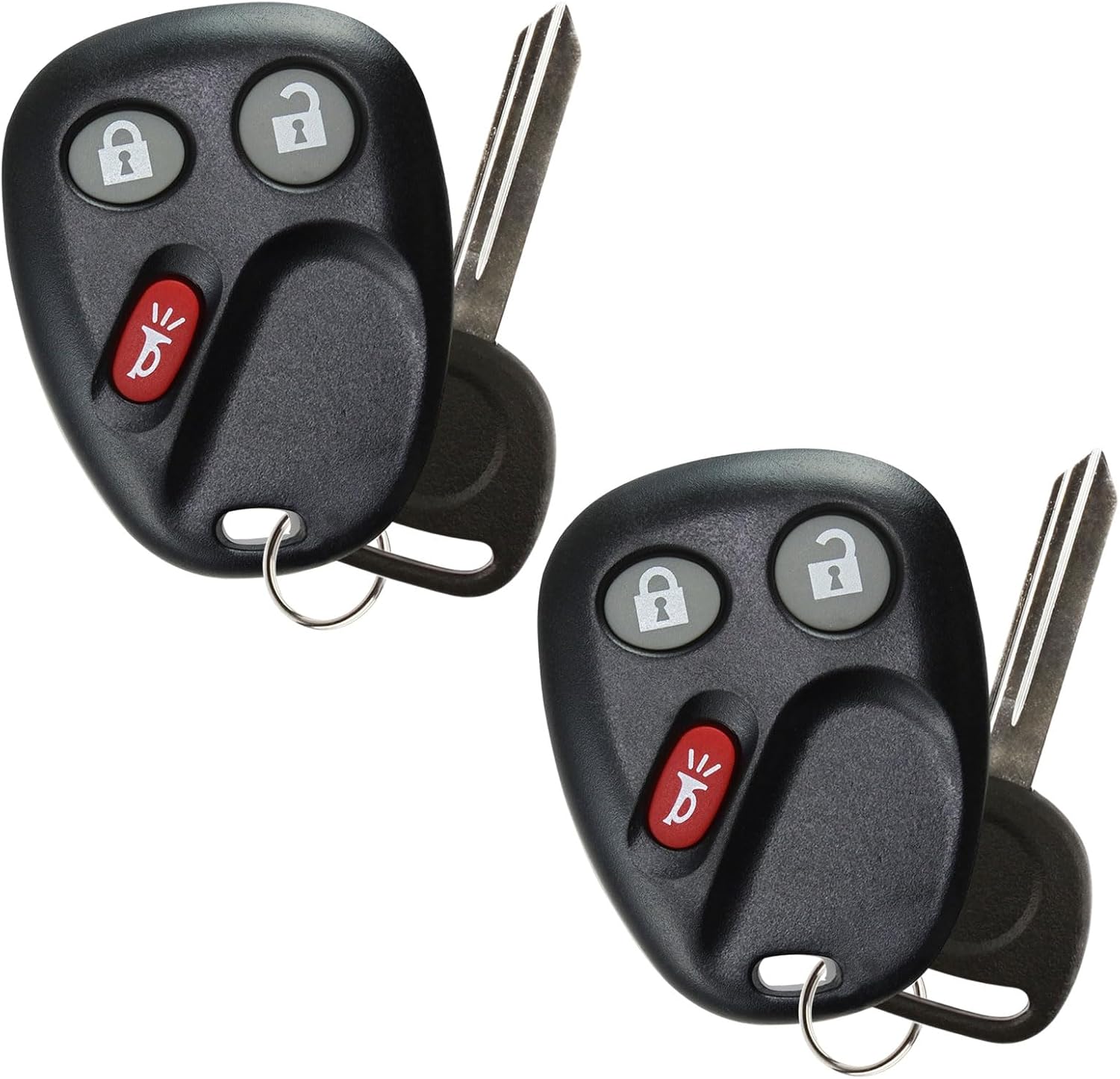 Amazon.com: 2X KeylessOption Keyless Entry Remote Fob Car Key Bundle ...