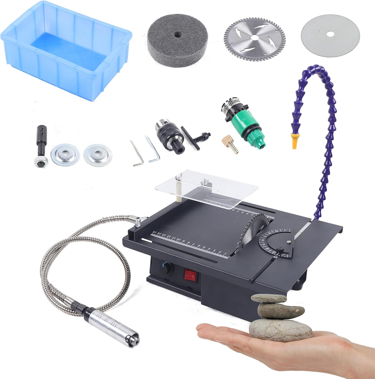 Amazon.com: Gem Faceting Machine Multifunctional Gem Jade Grinder ...