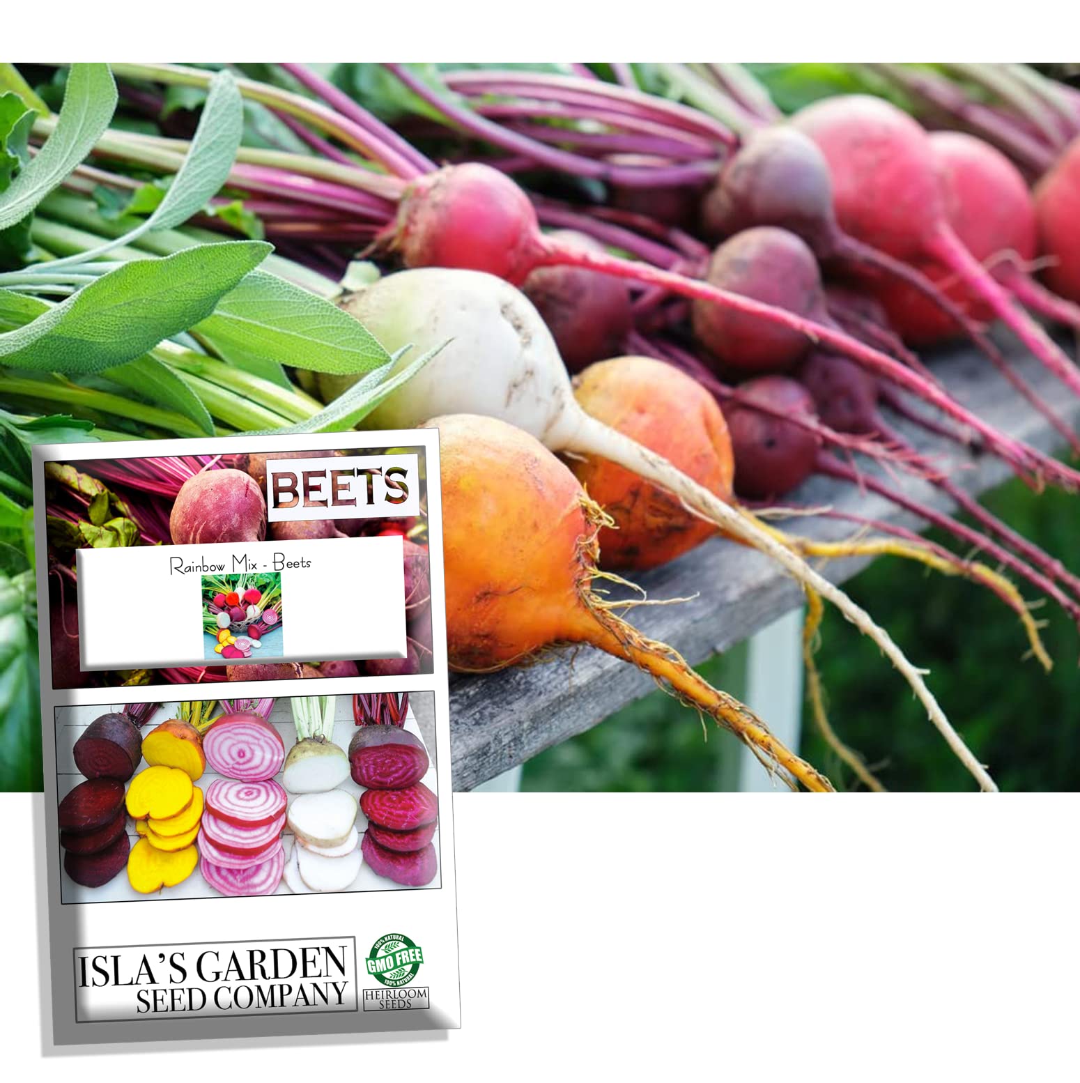 Amazon.com : "Rainbow Mix" Beet Seeds for Planting, 50+ Heirloom Seeds ...