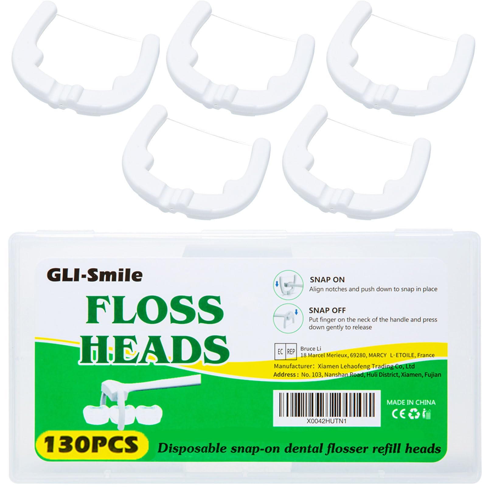 Amazon.com : Ultraclean Access Flosser Refill Heads, Effective Plaque ...