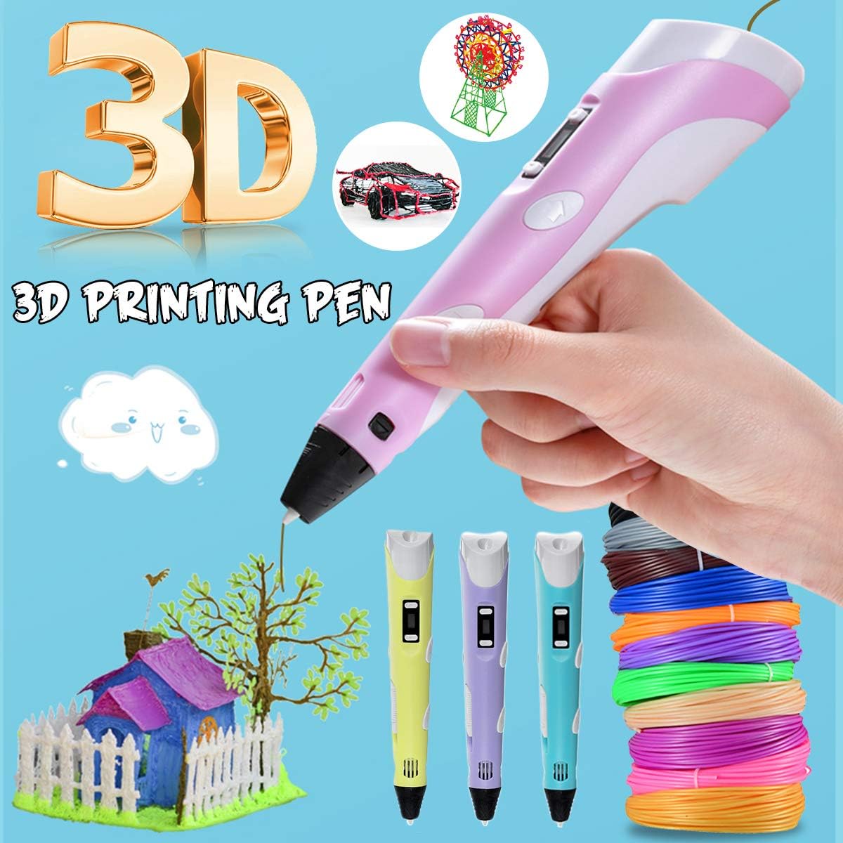 3IDEA Upgraded 3D Pen for Teens, Adults & Creators, for Innovative 3D ...