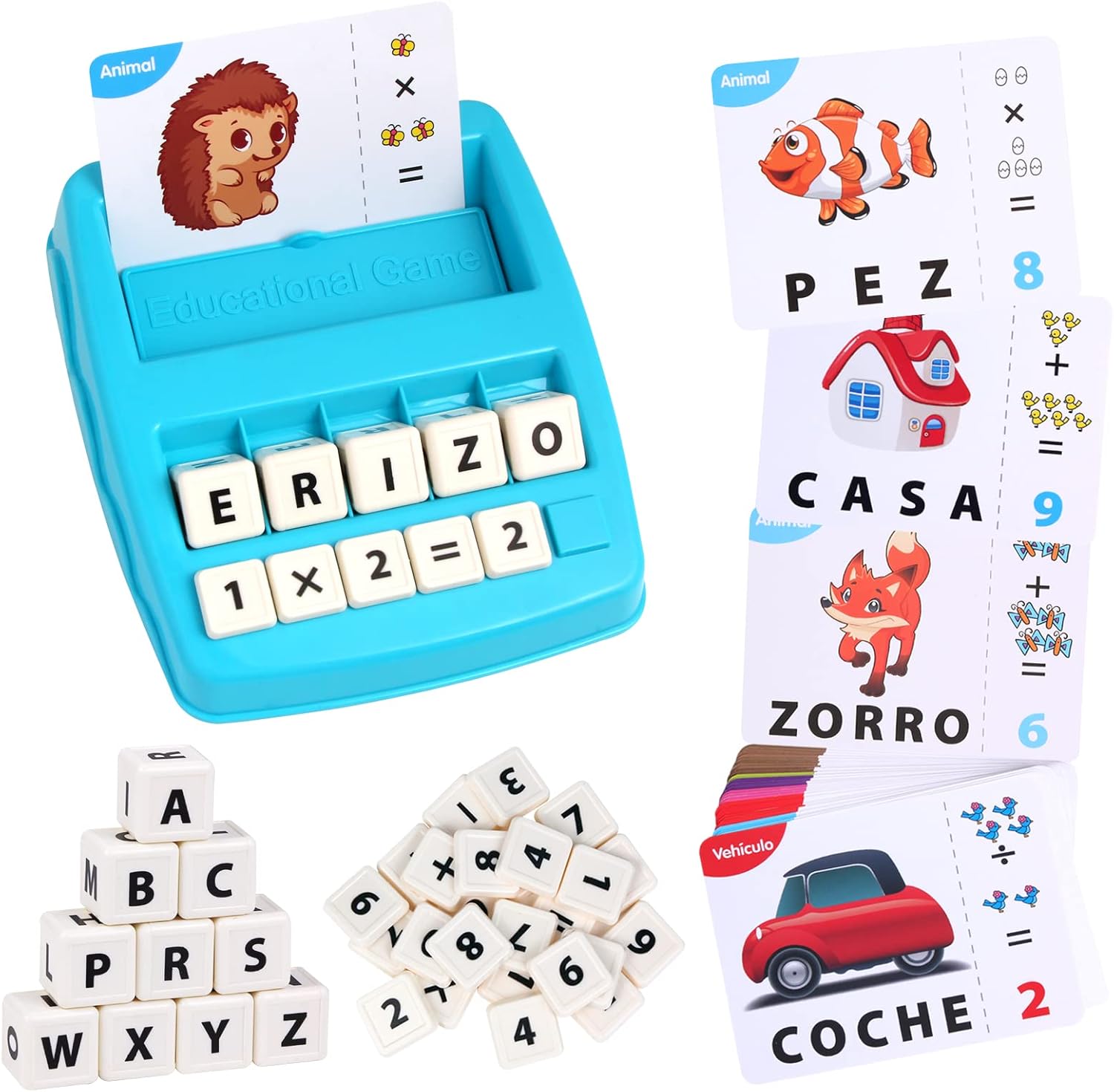 Joozmui Juegos Educativos Niños 3-8 Años, Aprender a Leer Juguetes ...