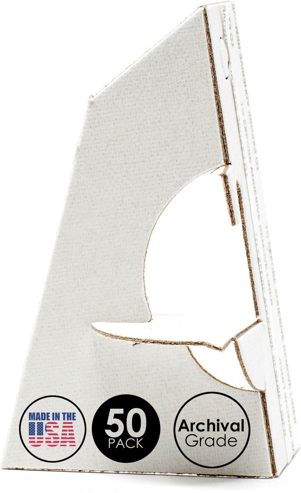 Amazon.com: CertBuy 100 Pack 7 Inch Self-Adhesive Cardboard Easel Back ...