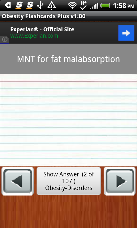 Obesity Flashcards Plus:Amazon.com:Appstore for Android