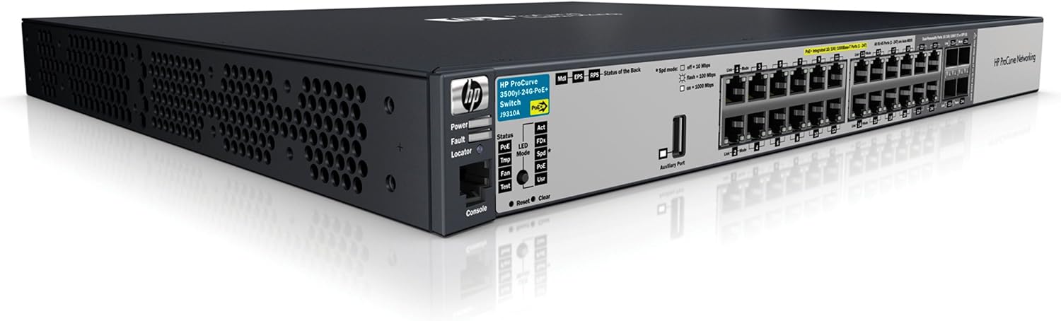 Amazon.com: HP ProCurve 2520G-24-PoE Ethernet Switch : Electronics