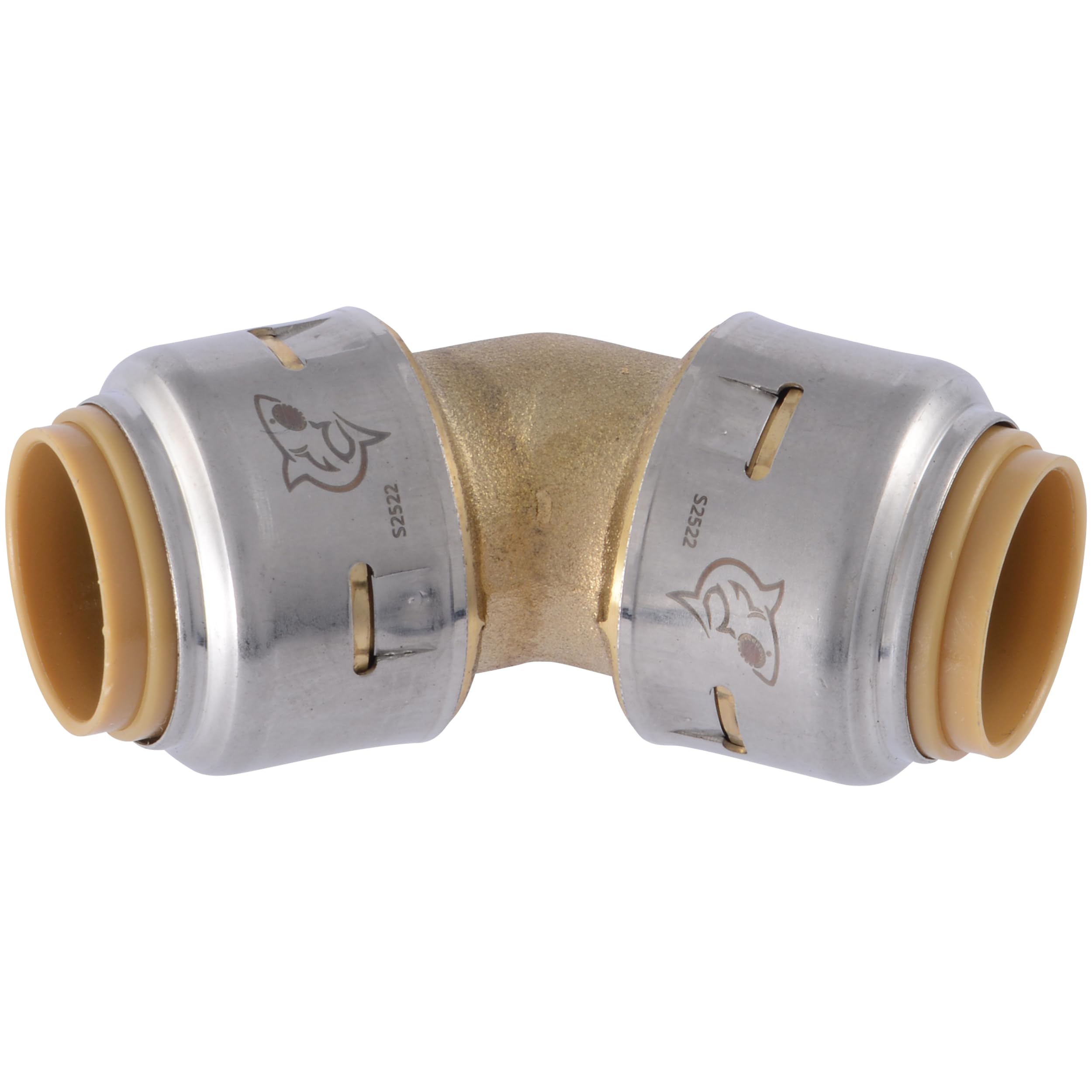 Snapklik.com : Max 1/2 Inch 45 Degree Elbow, Push To Connect Brass ...
