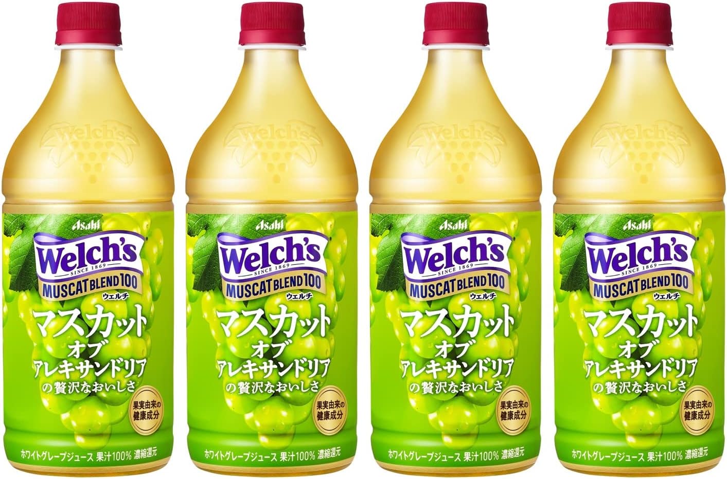 Amazon.co.jp: アサヒ飲料 Welch's マスカットブレンド100 800g×4本 [ウェルチ] [果汁] : 食品・飲料・お酒