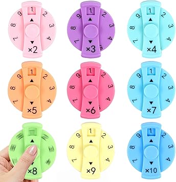 Amazon.com: 9 Pcs Math Fidget Spinners, Math Fidget Toy for Adults ...