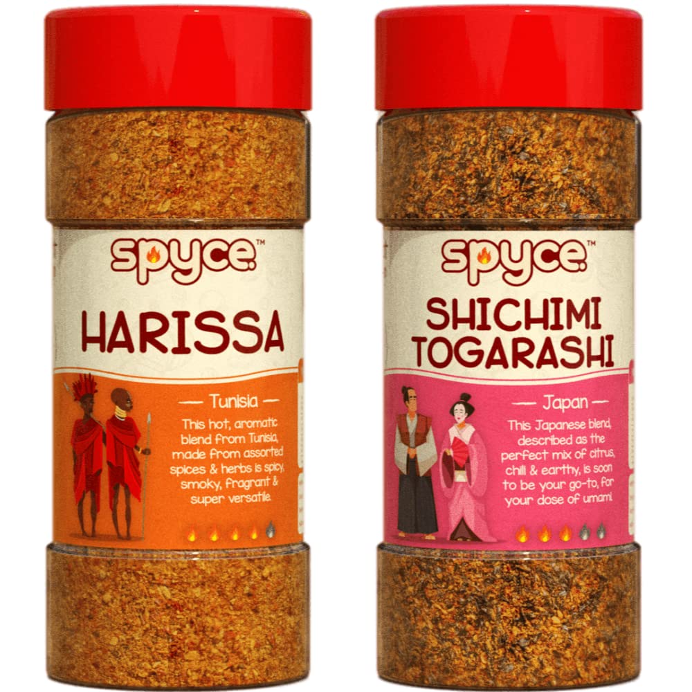 Spyce | Harissa 130g + Shichimi Togarashi 100g | Spyce Bundles, Multi Packs, Buy More Save More ...
