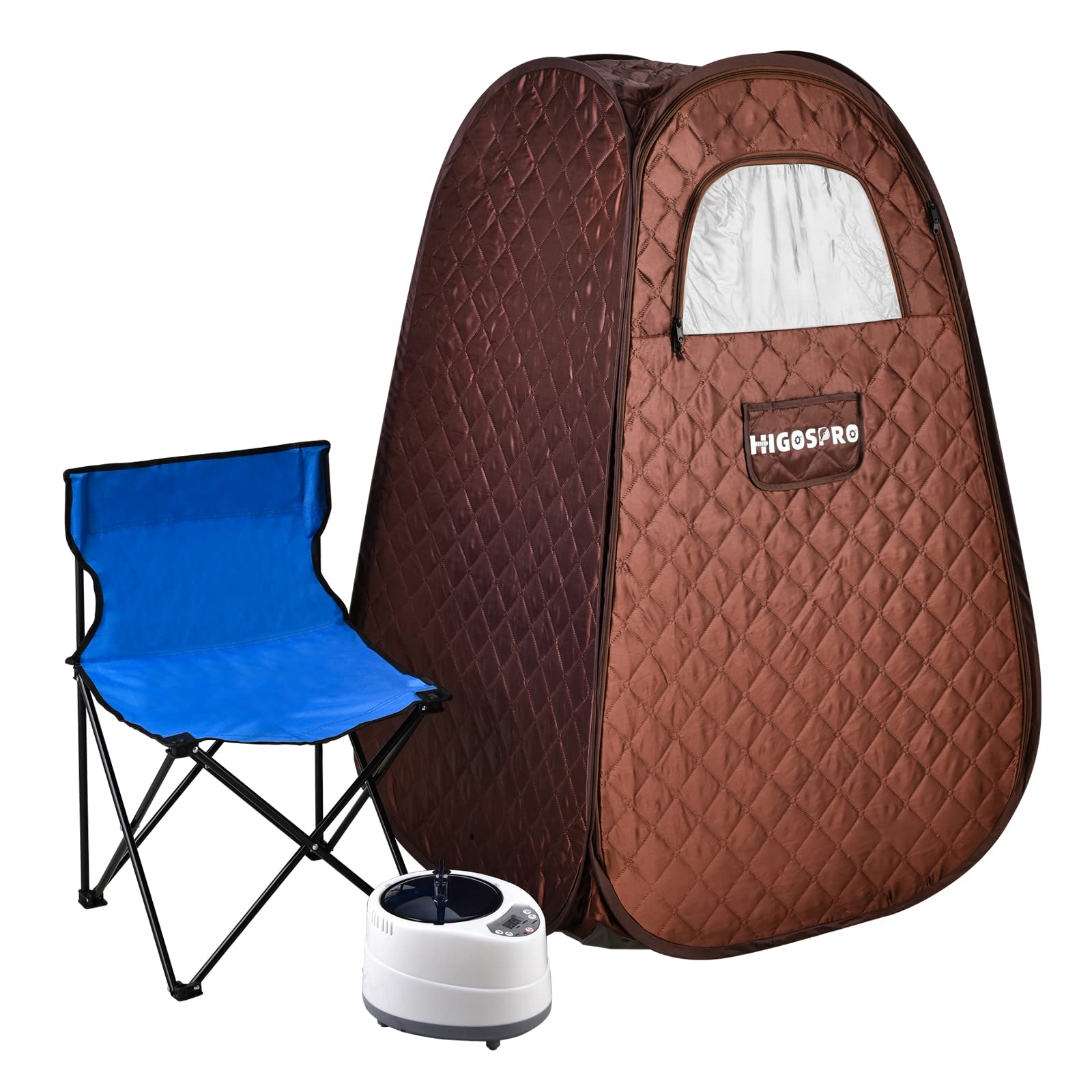 HIGOSPRO Portable Full Body Steam Sauna, Lightweight Steam Saunas for ...