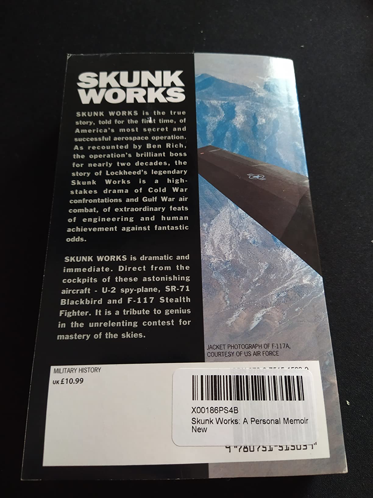 Skunk Works: A Personal Memoir of My Years at Lockheed : Janos, Leo ...