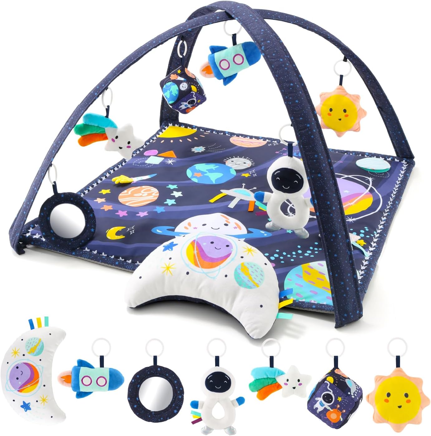 Amazon.com : The Peanutshell Unisex Baby Play Gym & 7-in-1 Play Mat ...