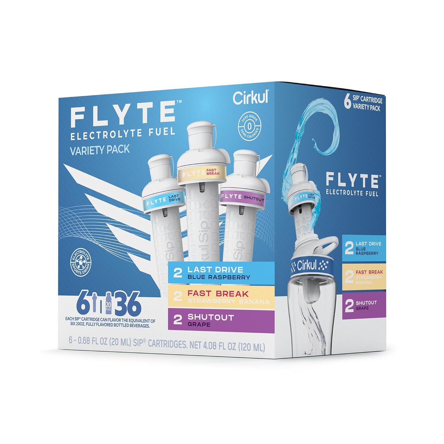 Amazon.com: Cirkul Flyte Flavor Cartridge Variety Pack with ...