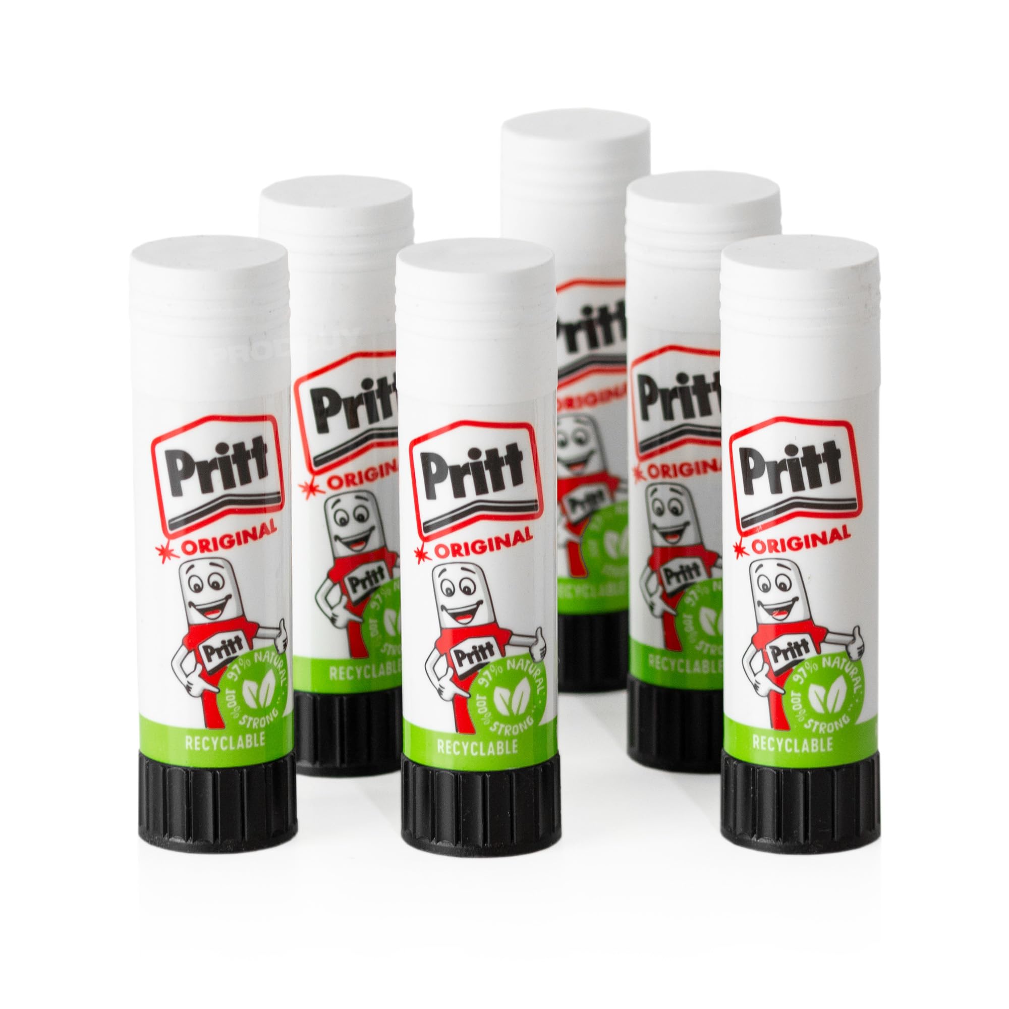 [Pack of 6] Jumbo 43g Pritt Stick Large Glue Sticks : Amazon.co.uk ...