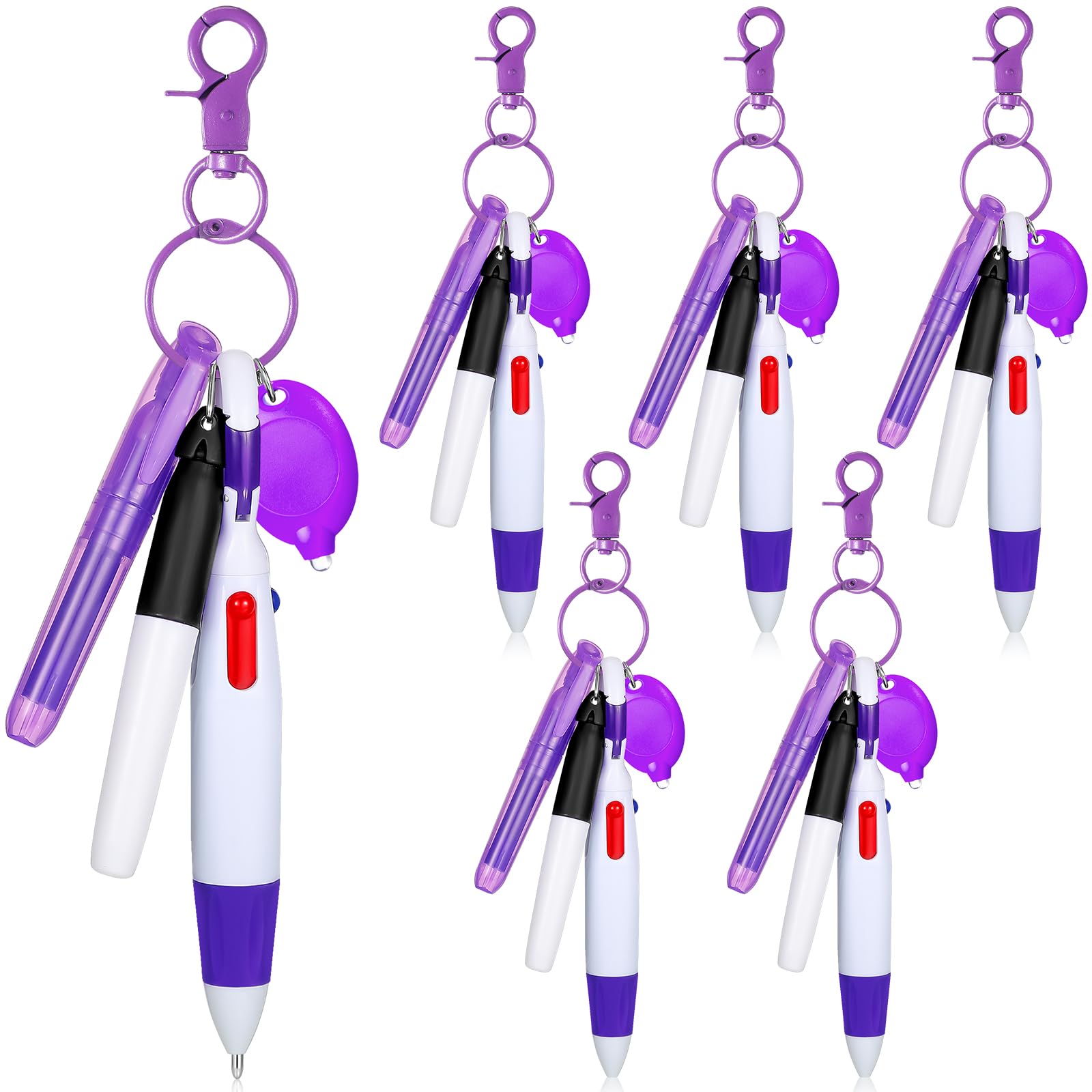 Snapklik.com : 30 Pieces Badge Reel Pen Retractable Shuttle Pens Clip