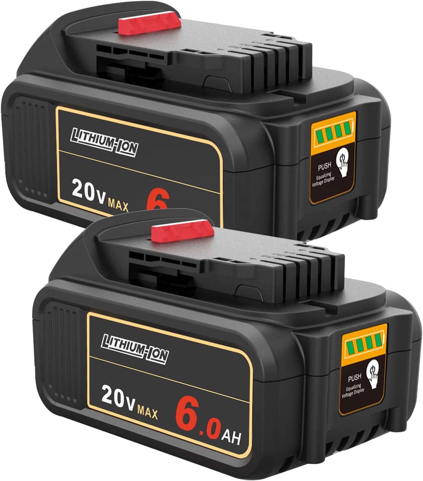 Amazon.com: ADVTRONICS 4-Pack 20V Battery DCB206 DCB204 DCB204-2 DCB203 ...