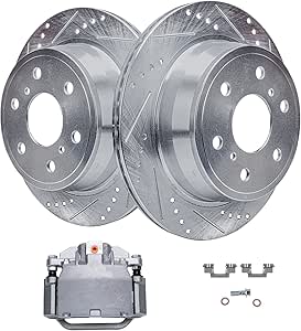 Amazon.com: Detroit Axle - Rear Brake Kit for Chevy GMC Silverado Sierra 1500 Tahoe Yukon ...