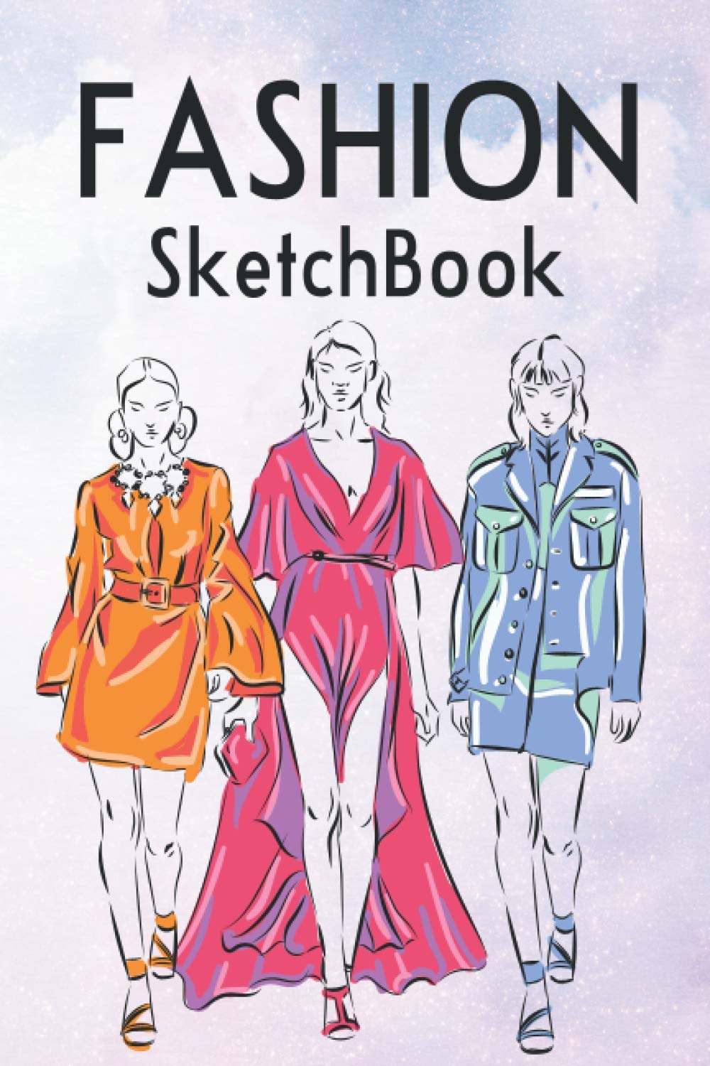 Buy Fashion SketchBook: Female Fashion Sketchbook With Croquis ...