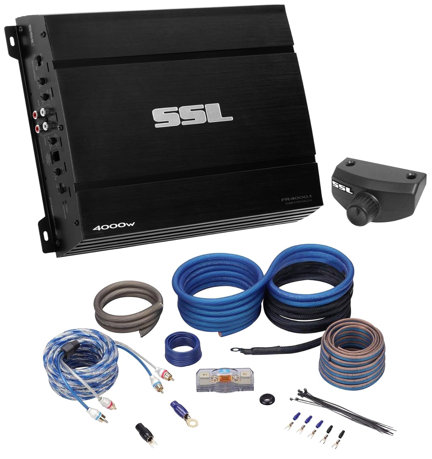 Amazon.com: SSL SOUND STORM FR4000.1 4000 Watt Mono Car Amplifier Class ...
