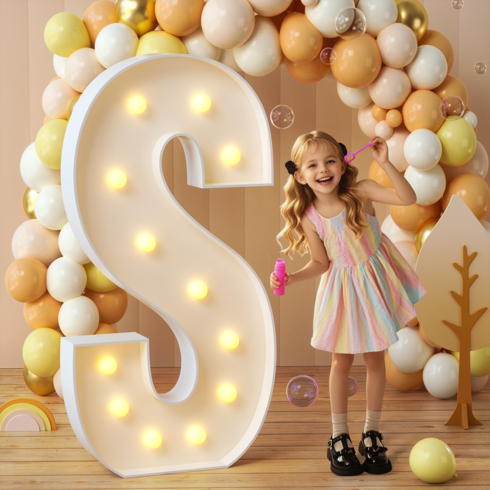Snapklik.com : Imprsv Marquee Light Up Letters, 4FT Mosaic Letters