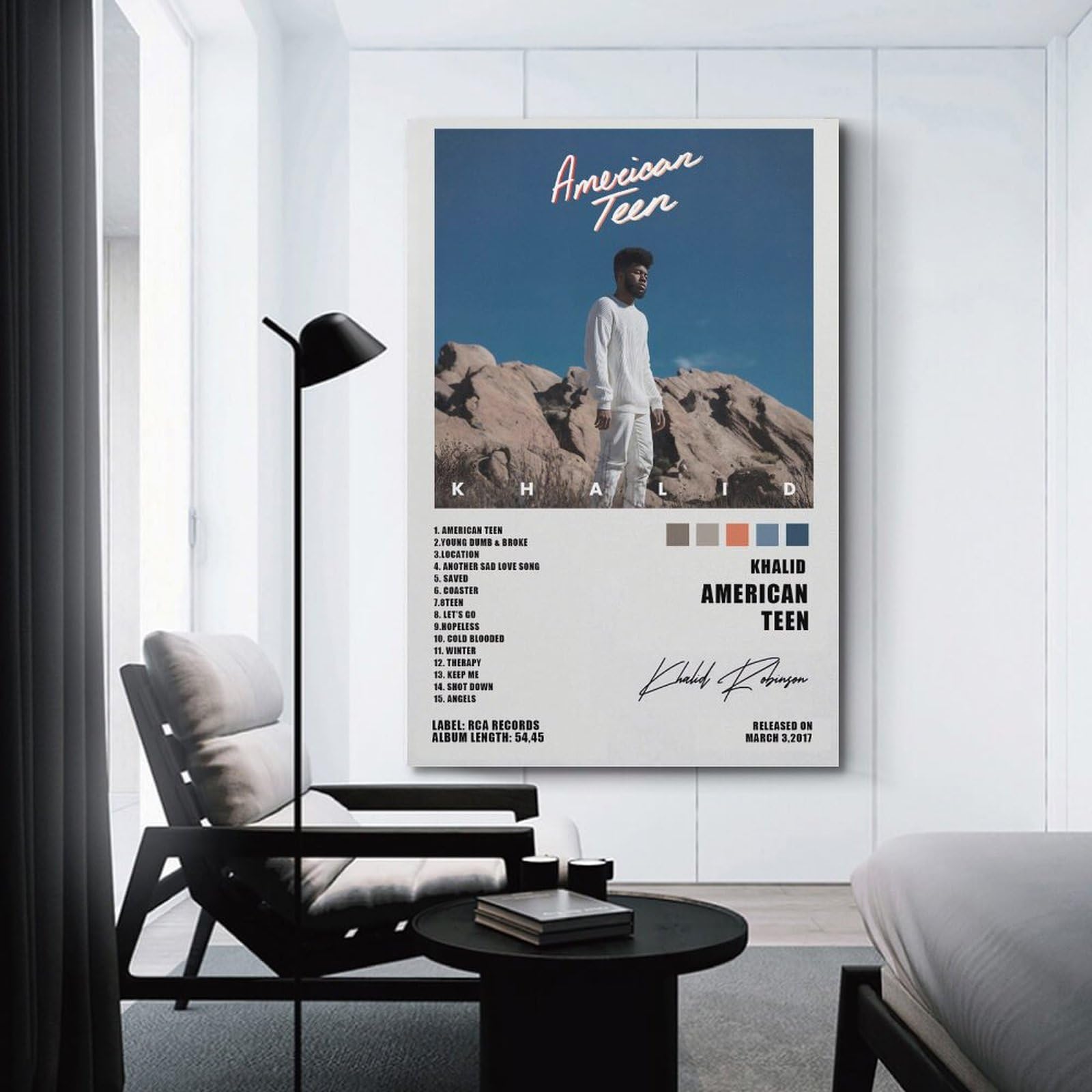 Khaled American Teen Album Cover Khalid Posters American Teen" Journal
