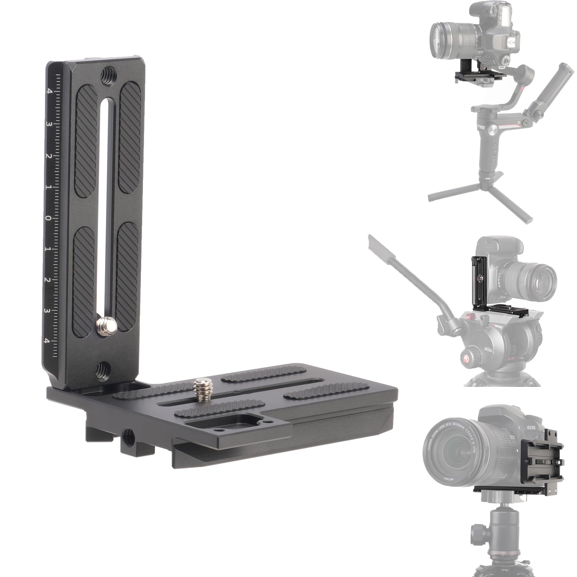 Amazon.com : Fotga L-Shape Bracket Vertical Camera Quick Release Mount ...