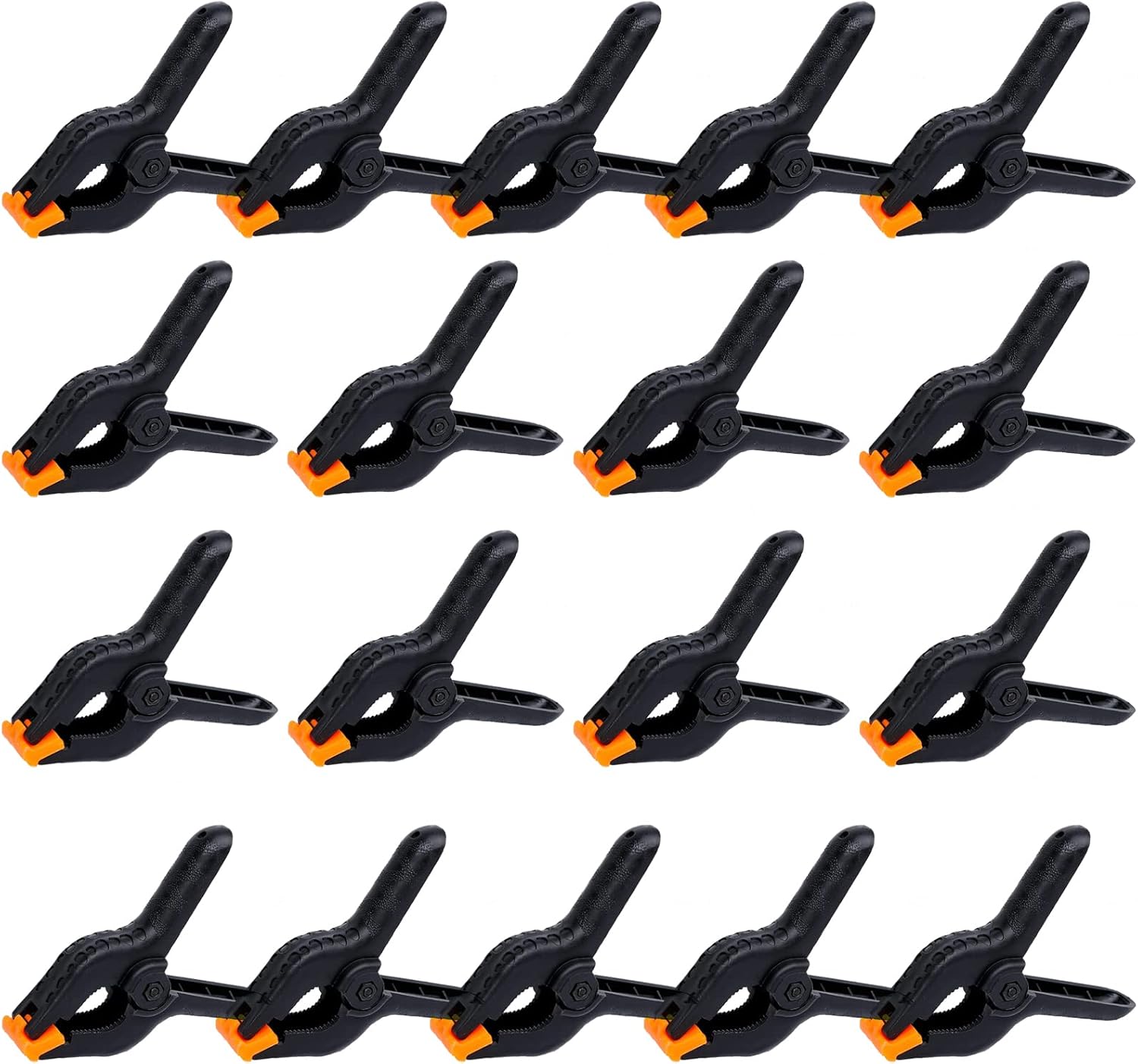 GSHWXD [18PCS] 3.5 inch professional plastic small spring clamps ...