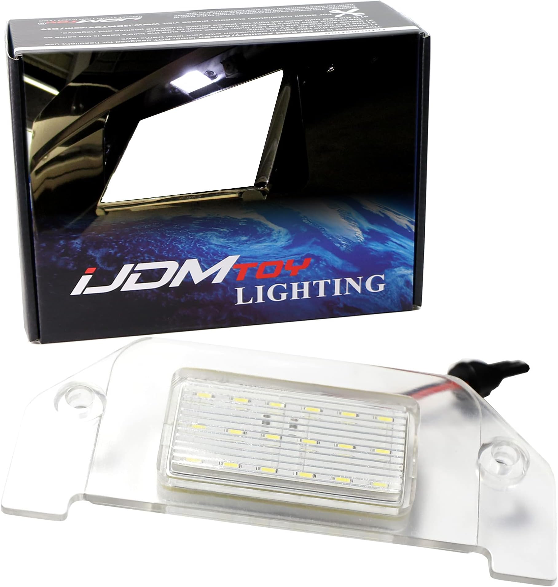 Amazon.com: iJDMTOY OEM-Fit 3W Full LED License Plate Light Kit ...