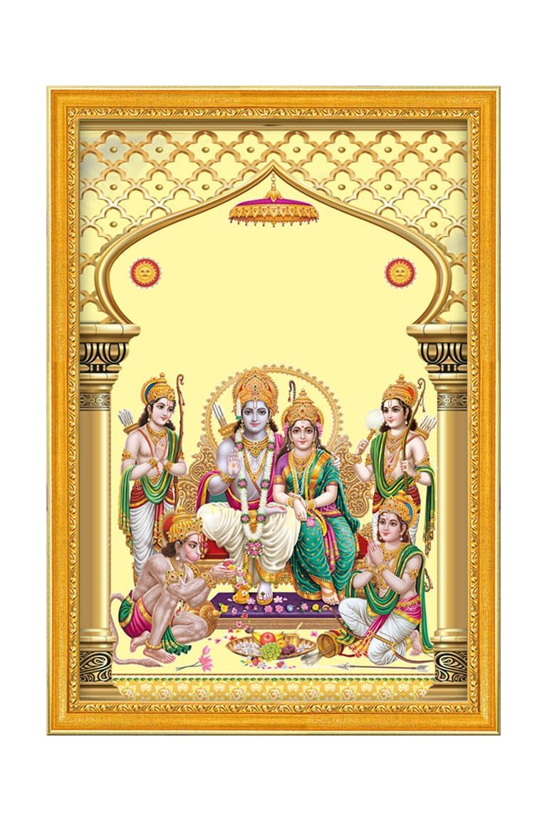 Ukt Ram Darbar Lord Ram With Sita And Bharat Hanuman | Desertcart KSA