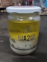 ROSIER A2 Gir Cow Ghee (1 litre) | Traditional Bilona Method A2 Gir Cow ...