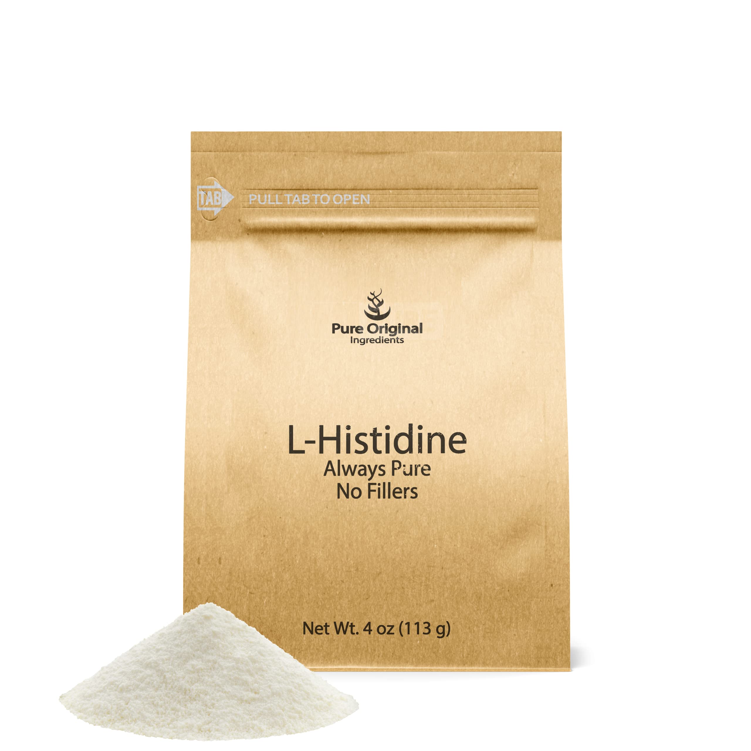 Amazon.com: PURE ORIGINAL INGREDIENTS L-Histidine Powder 4 oz, Amino ...