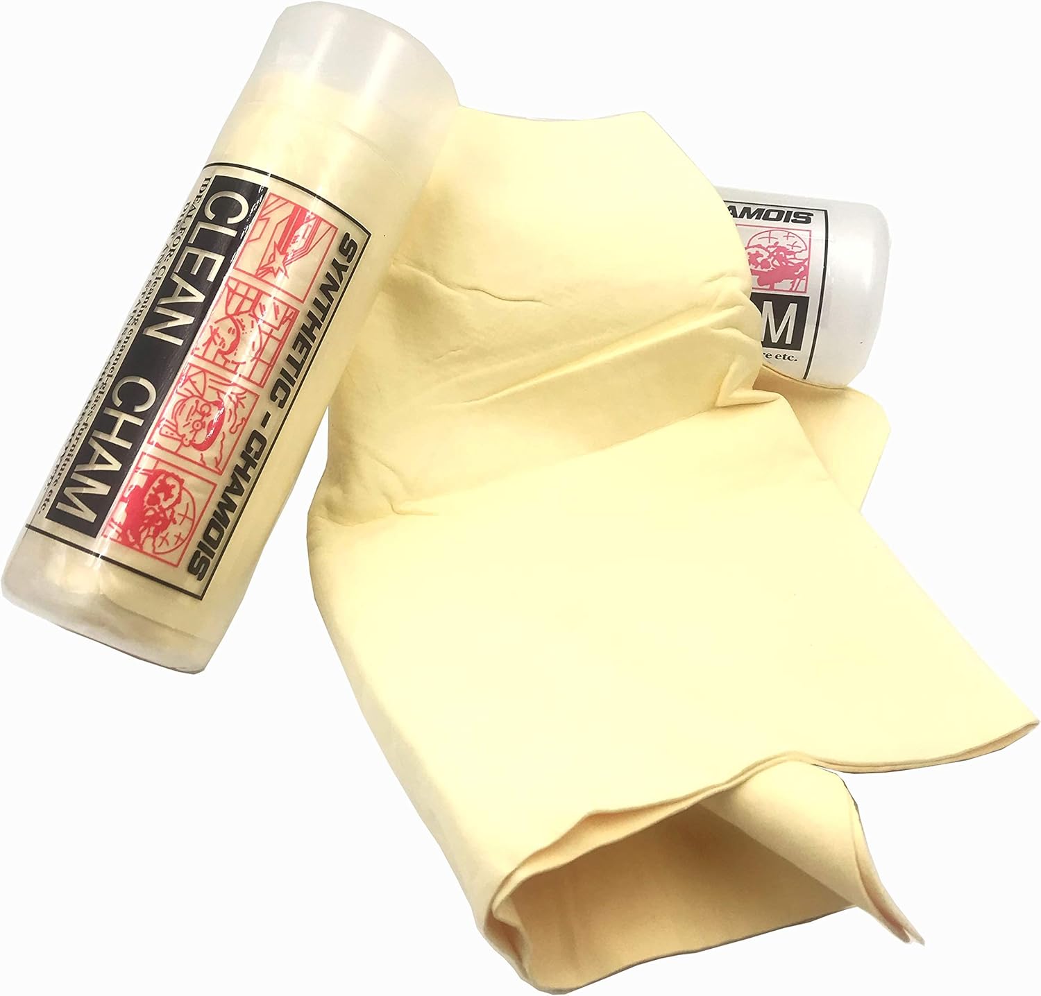 Auto Cleaning Chamois Leather Clean Cham for Wet or Dry Cleaning cloth ...