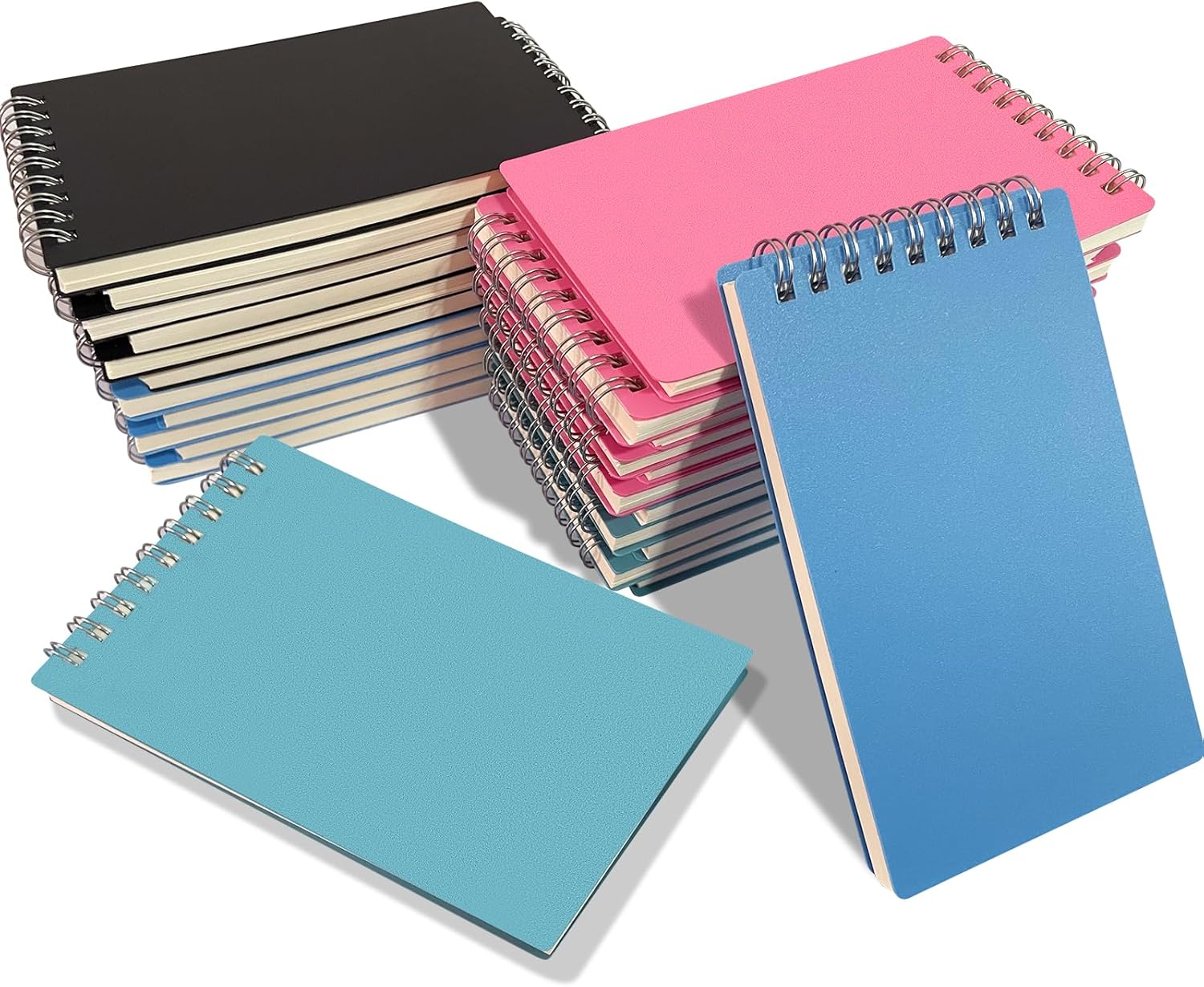 Amazon.com : OSIMIG 24 Packs Small Pocket Spiral Notebooks Bulk 3.5 x 5 ...