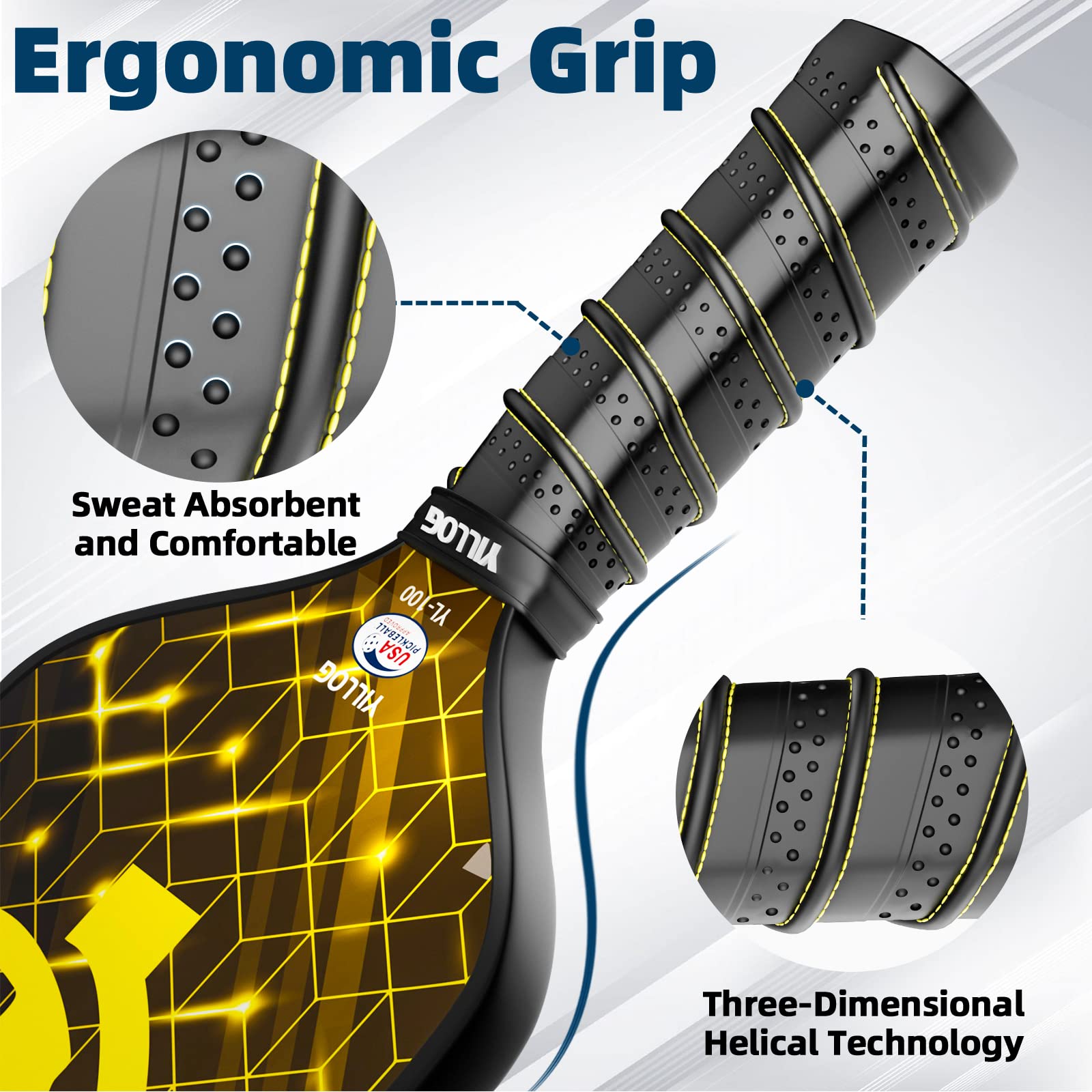 Snapklik.com : Pickleball Paddles,USAPA Approved Pickleball Paddle Set ...