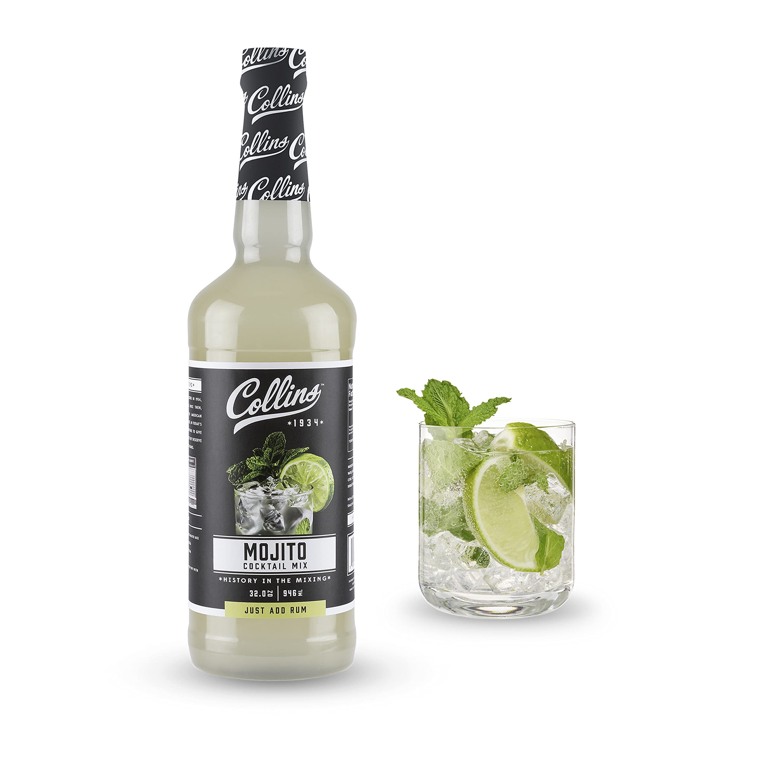 Buy Collins Mojito Mix Made With Real Lime and Lemon Juice with Natural ...